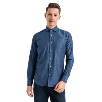 La Martina Hemd mit Spitzkragen - - Shirts - Herren - Blau - M