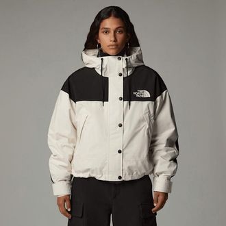 The North Face Reign On Jacke Für Damen White Dune-tnf Black Größe XXL female