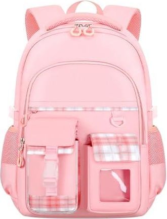 Generic Sacs &agrave; dos de voyage bleu clair pour filles, grands sacs &agrave; dos pour adolescentes, sac &agrave; dos pour &eacute;cole, compartiment pour ordinateur portable, &eacute;cole p