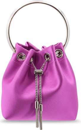Jimmy Choo London Femme, Sacs, Violet, Taille: ONE Size Bon Bon Bucket Bag