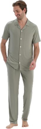 Dagi Mens Beige Cotton Modal Knitted Two Pants with Pockets and Laces, L