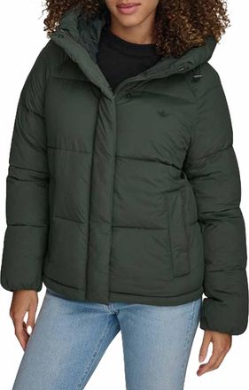 Dockers Damen Puffer Jacket, Deep Forest, XS EU