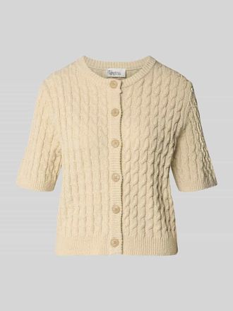 MY ESSENTIAL WARDROBE Cardigan aus Baumwoll-Leinen-Mix Modell Diva