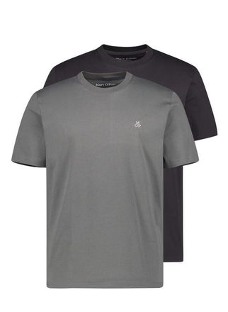Marc O'Polo Herren T-Shirts gr&uuml;n Baumwolle