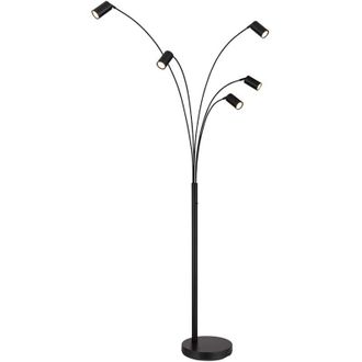 Globo Lighting Lampadaire lampadaire lampe de salon lampe dappoint mobile &agrave; 5 lampes h 204 cm