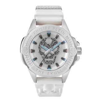 Philipp Plein Homme, Accessoires, Blanc, Taille: ONE Size The $kull Titan Crystal