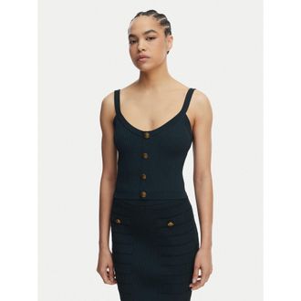 Guess Top W5YR10 Z0130 Gr&uuml;n Regular Fit