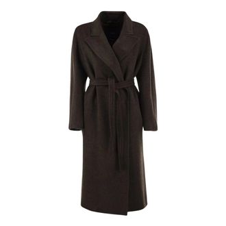Max Mara Manteau Mxtvista - Femme - Manteaux - Brun - Taille: 36 FR