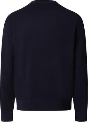 Hackett Pull col rond en coton et soie