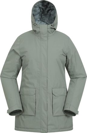 Mountain Warehouse Ranger Parka Wattiert f&uuml;r Damen (Dunkel-Khaki)