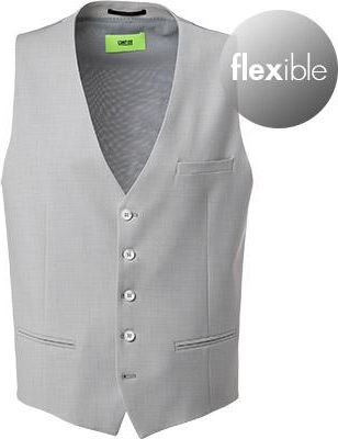 Cinque Herren Weste grau Schurwoll-Stretch