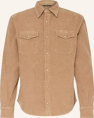 7 For All Mankind Cord-Overshirt beige