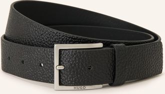 HUGO BOSS Hugo Lederg&uuml;rtel Geek schwarz