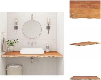 vidaXL Comptoir de salle de bain 100x60x2,5 cm rectangulaire acacia - Comptoir De Salle De Bain - Comptoirs De Salle De Bain - Comptoir En Bois - Plan De