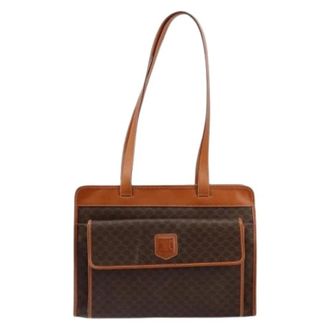 Celine Pre-owned Vintage Canvas Tote Bag - - Pre-owned - Damen - Braun - ONE SIZE