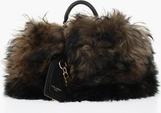 Dolce & Gabbana Fur Shoulder Bag MY SICILY Dolce & Gabbana
