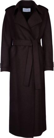 Harris Wharf London Trenchcoat mit Gürtel - Braun