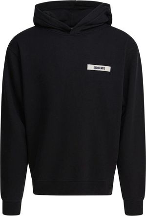 Jacquemus Homme, Sweatshirts et sweats à capuche, Noir, Taille: M Gros Grain Sweat à capuche