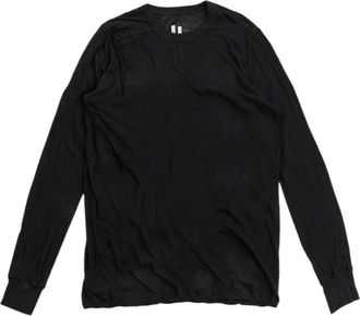 Rick Owens Homme, Tops, Noir, Taille: L Level LS T