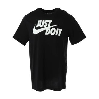 Nike Homme, Tops, Noir, Taille: S T-shirt Graphique avec Impression Élégante