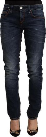 Acht Acht, Femme, Jeans, Bleu, Taille: W26 Denim Skinny Taille Basse