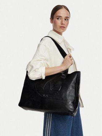 adidas Handtasche Shopper Metallic Pu Bag KR1565 Schwarz