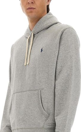 Polo Ralph Lauren Cotton-Blend Hoodie - Gray
