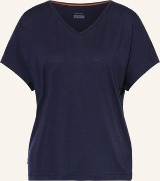 Icebreaker Funktionsshirt Merno 150 Lodge Aus Merinowolle blau