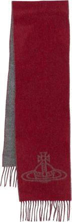 Vivienne Westwood écharpe Single Orb - Rouge