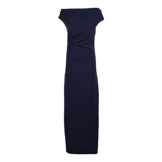 P.A.R.O.S.H. P.a.r.o.s.h., Femme, Robes, Bleu, Taille: 38 FR Pingu Draped Maxi Dress