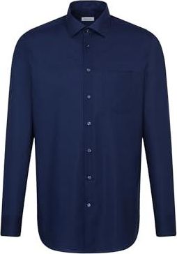 Seidensticker Chemise business homme Seidensticker - coupe classique - sans repassage - col Kent - manches longues - 100 % coton
