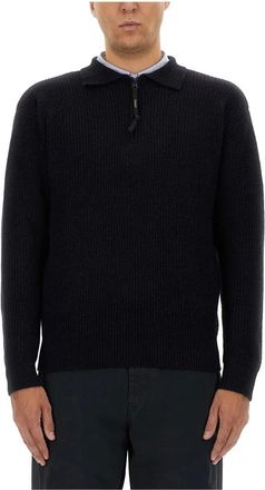 Aspesi Homme, Pulls, Bleu, Taille: XL Pull ras du cou M171