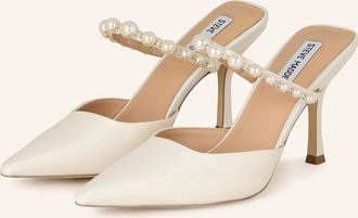 Steve Madden Mules Brecki-P Mit Schmuckperlen weiss
