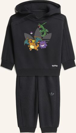adidas Originals Adidas Originals Adidas Pokemon Hoodie-Set, Lockerer Schnitt schwarz