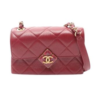 Chanel Pre-owned Matelass&eacute; Umh&auml;ngetasche Klein - - Pre-owned - Damen - Rot - ONE SIZE