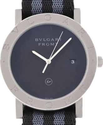 Bulgari Pre-owned Japan Limited Stainless Steel Automatic Bb41S/103443 - Homme - Pre-owned - Noir - Taille: ONE Size