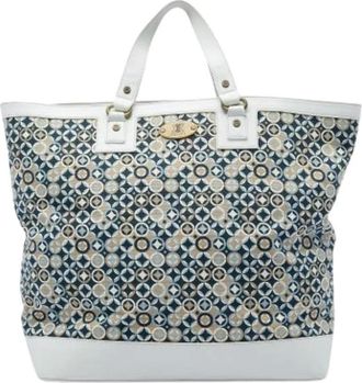 Celine Pre-owned Canvas Tote - Femme - Pre-owned - Blanc - Taille: ONE Size