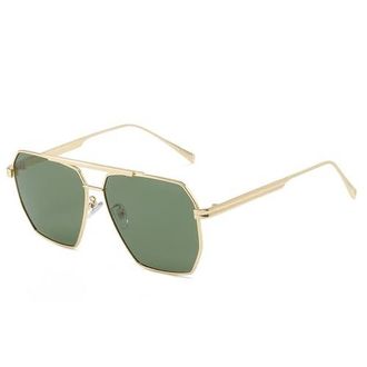 Generic Lunettes De Soleil Conduite En M&eacute;tal For Hommes Et Femmes, Id&eacute;ales For Les Sports Vacances Plein Air(Green)