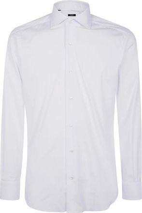 Barba Homme, Chemises, Blanc, Taille: 5XL Chemise Stretch Style Classique