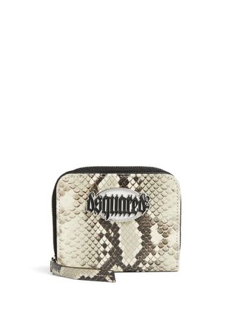 Dsquared2 portefeuille à patch logo - Tons neutres