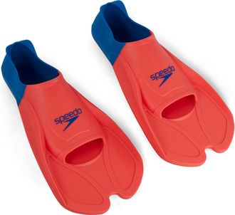 Speedo Unisex Erwachsene Biofuse Flossen für Schwimmtraining | Bequemer Sitz | Ergonomisches Design | Schwimmtraining Trainingsausrüstung, Fluro Tangerine/Po
