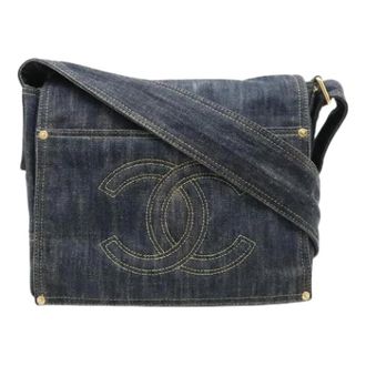 Chanel Pre-owned Denim Schultertasche - - Pre-owned - Damen - Blau - ONE SIZE