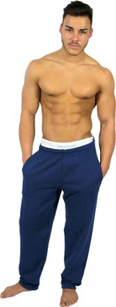 Fruit Of The Loom Jogpants mit offenem Bein, 64-032-0, Blau, 64-032-0 XXL