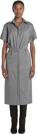 Crida Milano Femme, Robes, Gris, Taille: 38 FR Orio Longuette Skirt