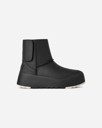 UGG Classic StreetScape Boot aus Leder f&uuml;r Damen in Black, Gr&ouml;&szlig;e