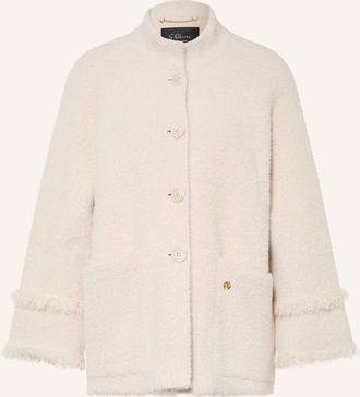 s.Oliver Black Label S.Oliver Black Label Strickjacke weiss