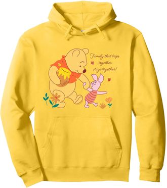 Disney Winnie the Pooh & Piglet Family Trip Vacation 2025 Pullover Hoodie