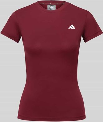 adidas Sport-T-Shirt mit Logo-Print