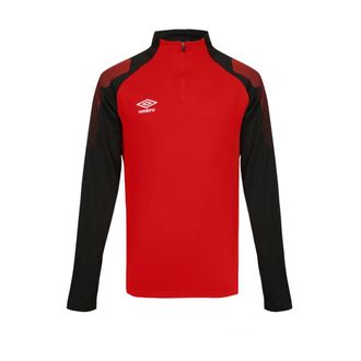 Umbro Homme, Tops, Rouge, Taille: M Chal 1/2 Zp SweaT-shirt