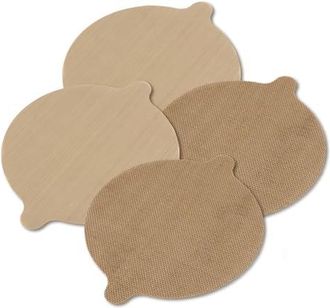 Gourmetmaxx Dauerbackfolie 2in1 f&uuml;r Hei&szlig;luftfritteusen 4-tlg. | als Dauerbackpapier nutzbar | zuschneidbare Dauerbackmatte mit Laschen | sp&uuml;lmaschinenfest | auch 